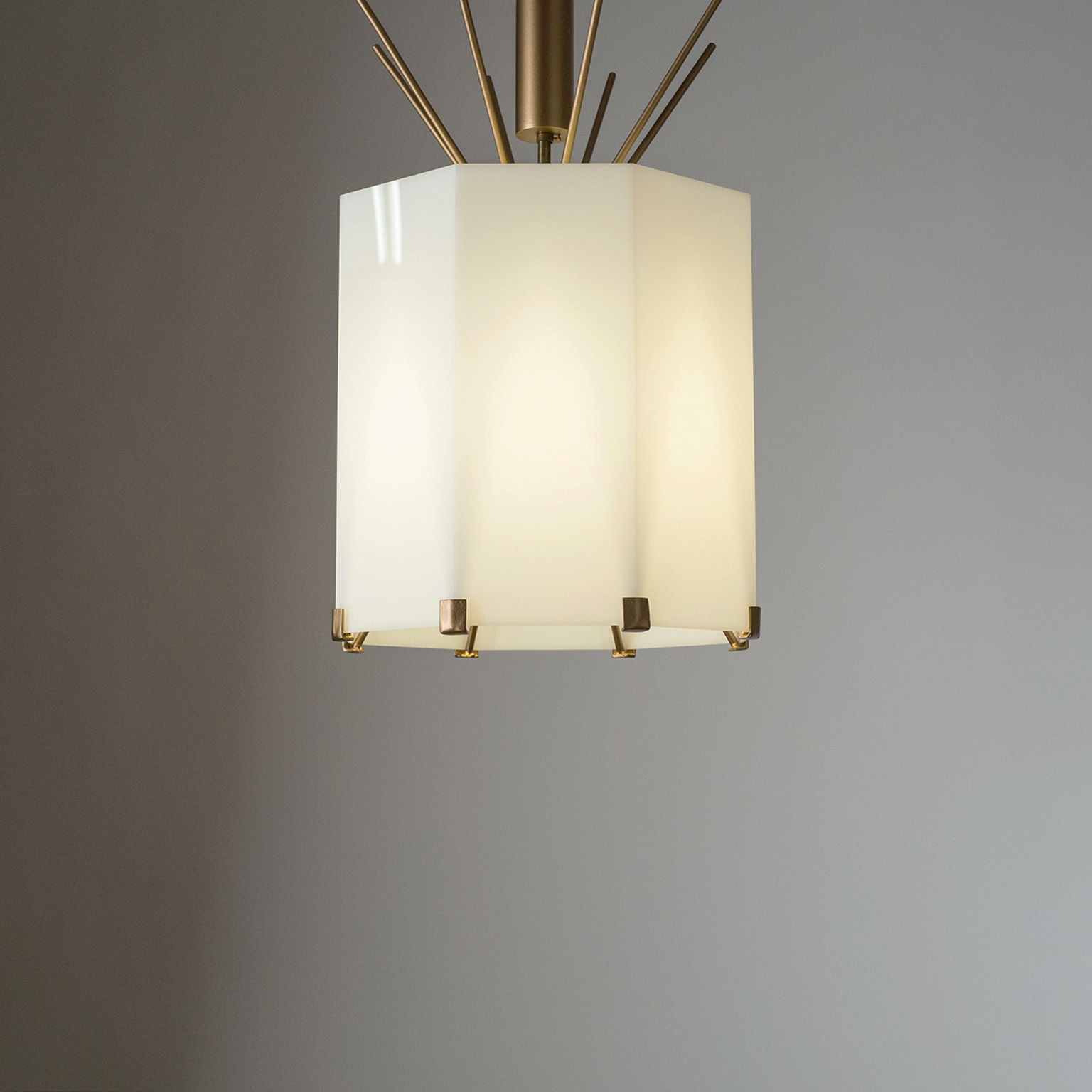 Octagonal Italian Ceiling Light, 1950s – mdrn
