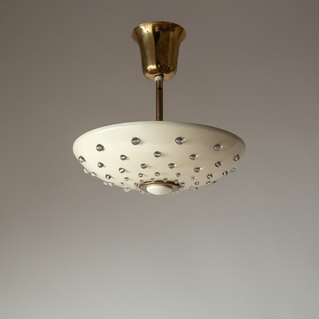 Small Austrian Mid-Century Ceiling Light, circa 1950 Sold – mdrn