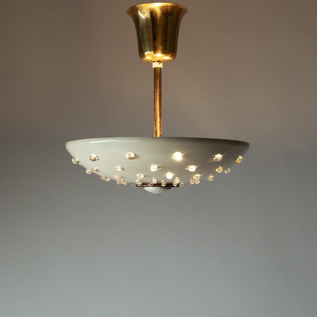 Small Austrian Mid-Century Ceiling Light, circa 1950 Sold – mdrn